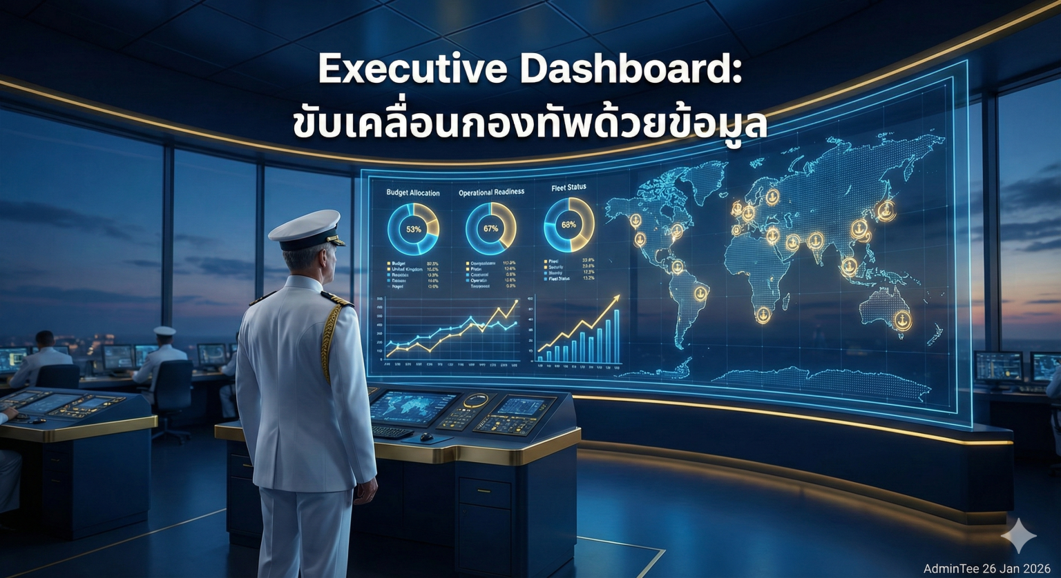 [The Next Gen Navy Ep.40/80] Executive Dashboard: ห้องบัญชาการข้อมูล ...